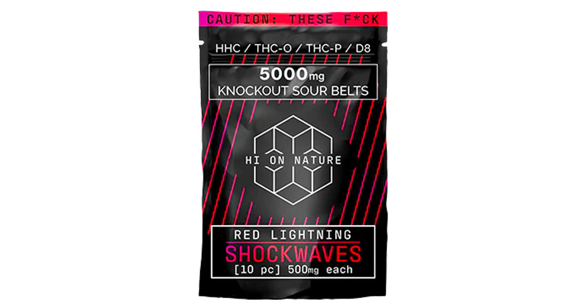HI ON NATURE SHOCKWAVES HHC HHC-O THC-P DELTA 5000mg, 47% OFF