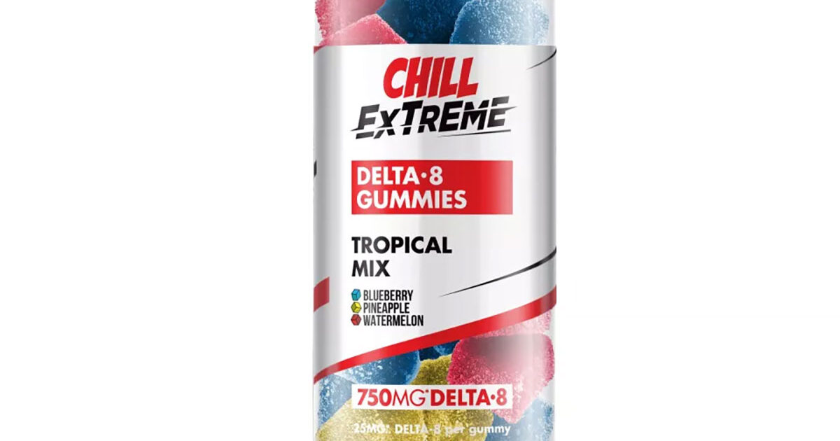 Chill Plus Extreme 25mg Delta 8 Gummies - Tropical Mix - Direct Delta 8 ...