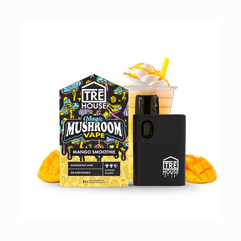 TRE House - Mushroom Vape - Mango Smoothie – Direct Delta 8 Shop